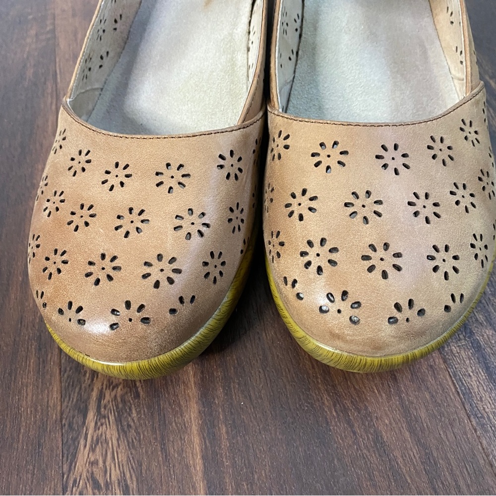 Alegria Rene Clog Mary Jane Mules Platform Laser Cut … - Gem